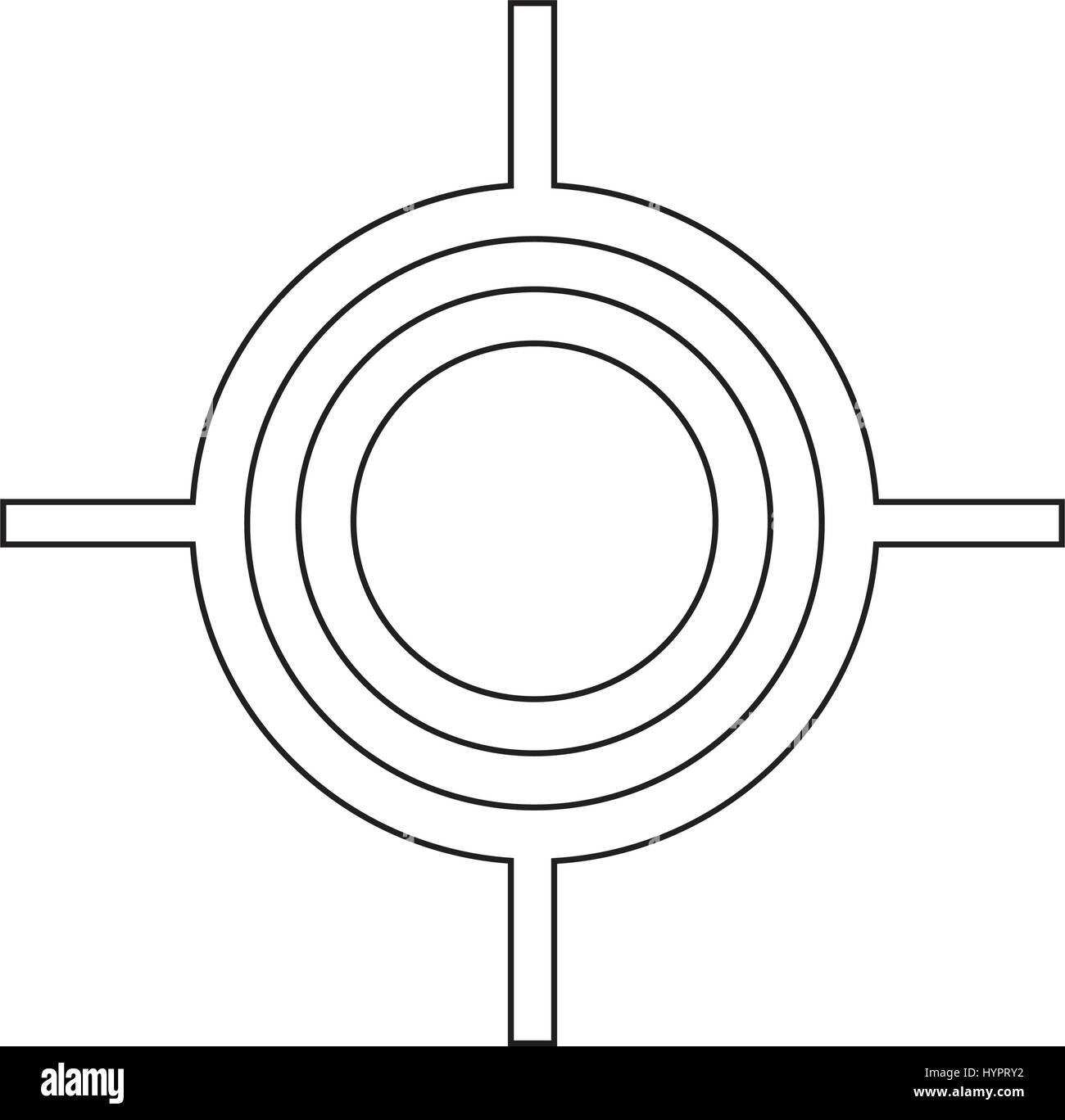 map pointer gps icon Stock Vector Image & Art - Alamy