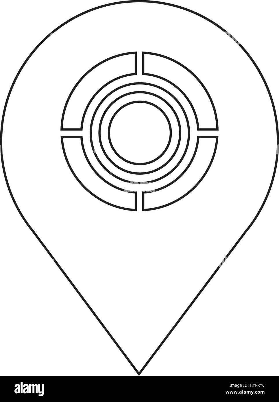 map pointer gps icon Stock Vector Image & Art - Alamy