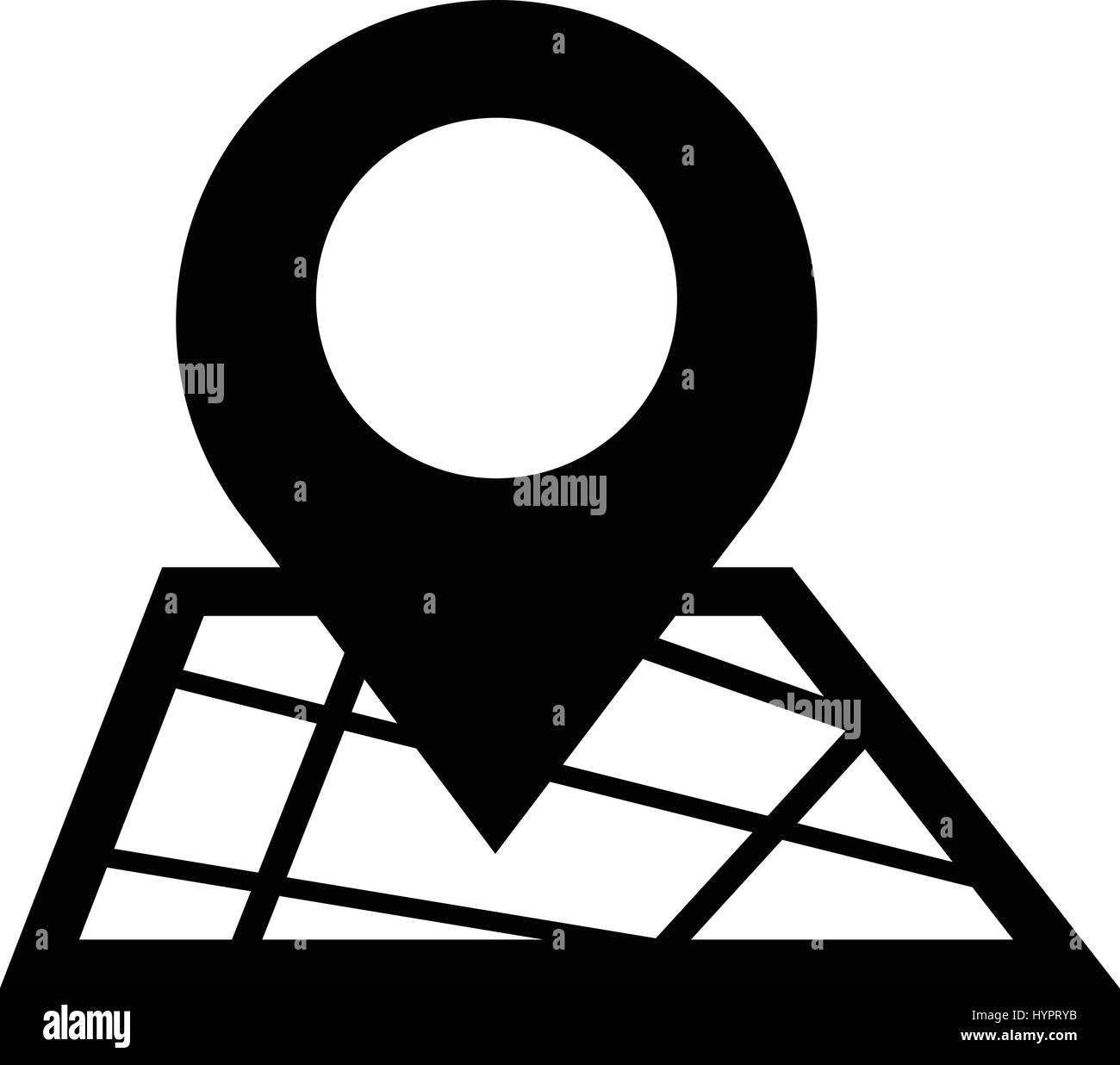 map pointer gps icon Stock Vector Image & Art - Alamy