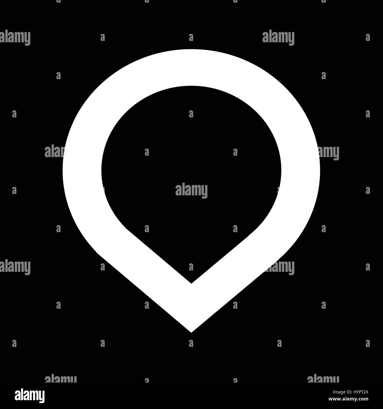 map pointer gps icon Stock Vector Image & Art - Alamy