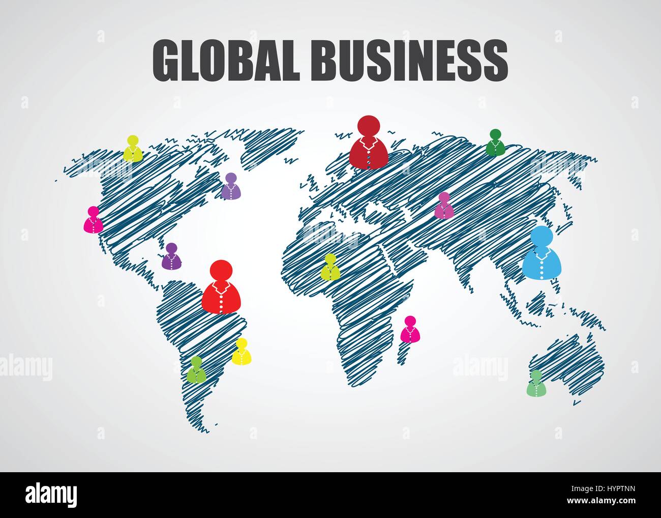 map of the world, business background, vector illustration Stock Vector ...
