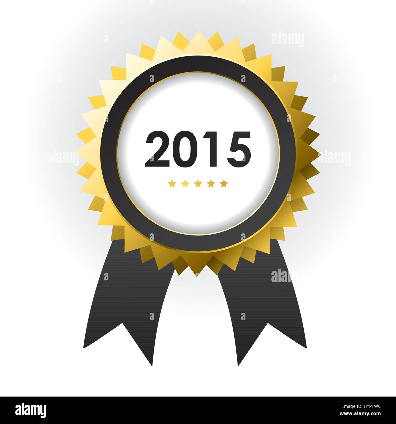 special label with ribbons - best of 2015 sign Stock Vector Image & Art ...