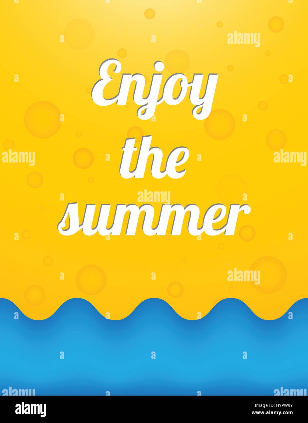 Enjoy the summer, beautiful summer background Stock Vector Image & Art ...