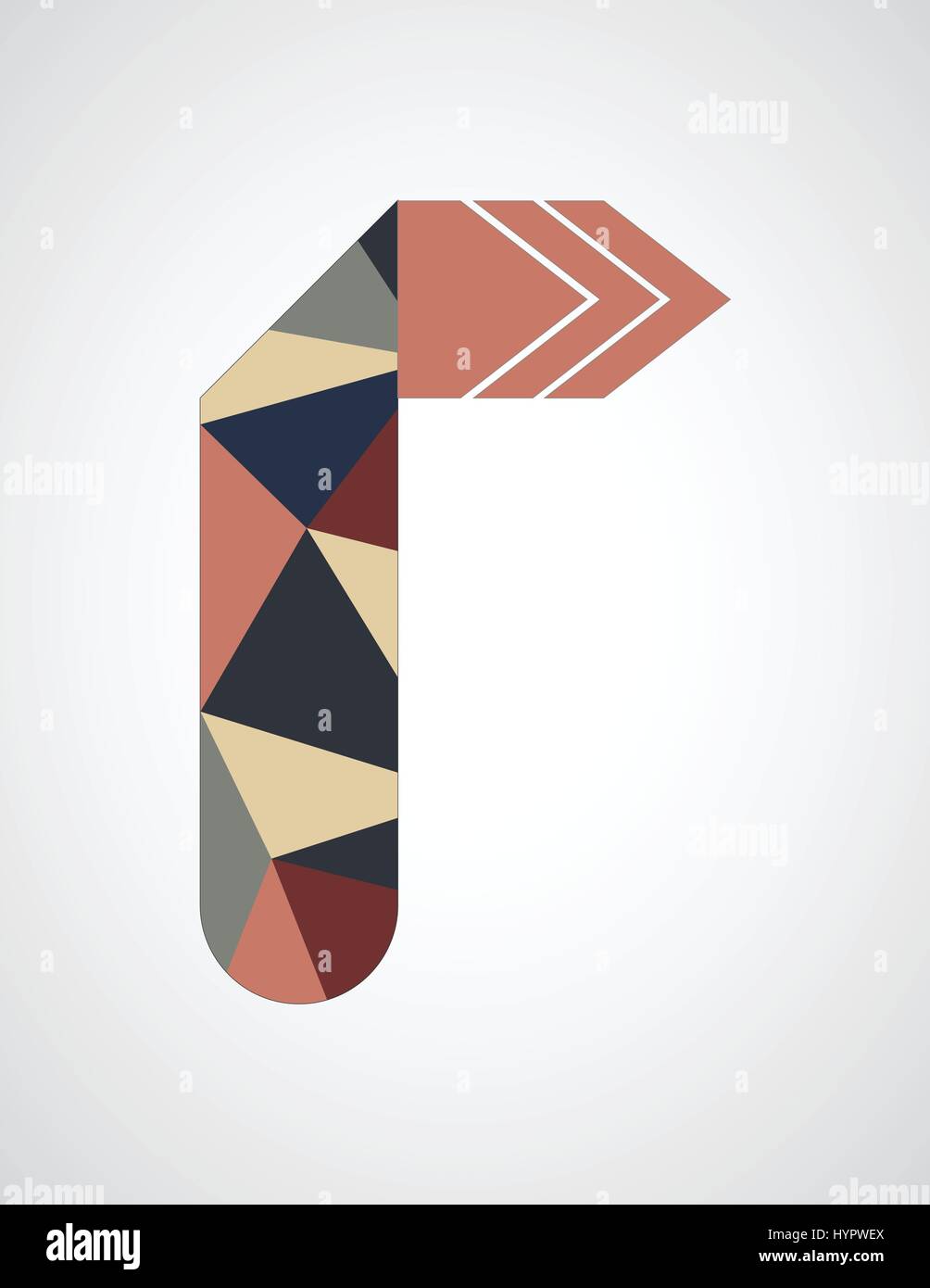 Abstract arrow shapes geometric Stock Vector Images - Alamy