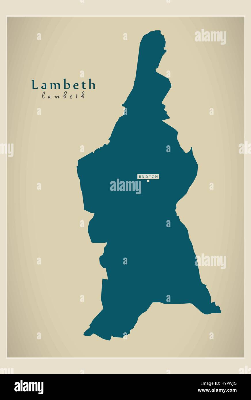 London borough map hi-res stock photography and images - Alamy