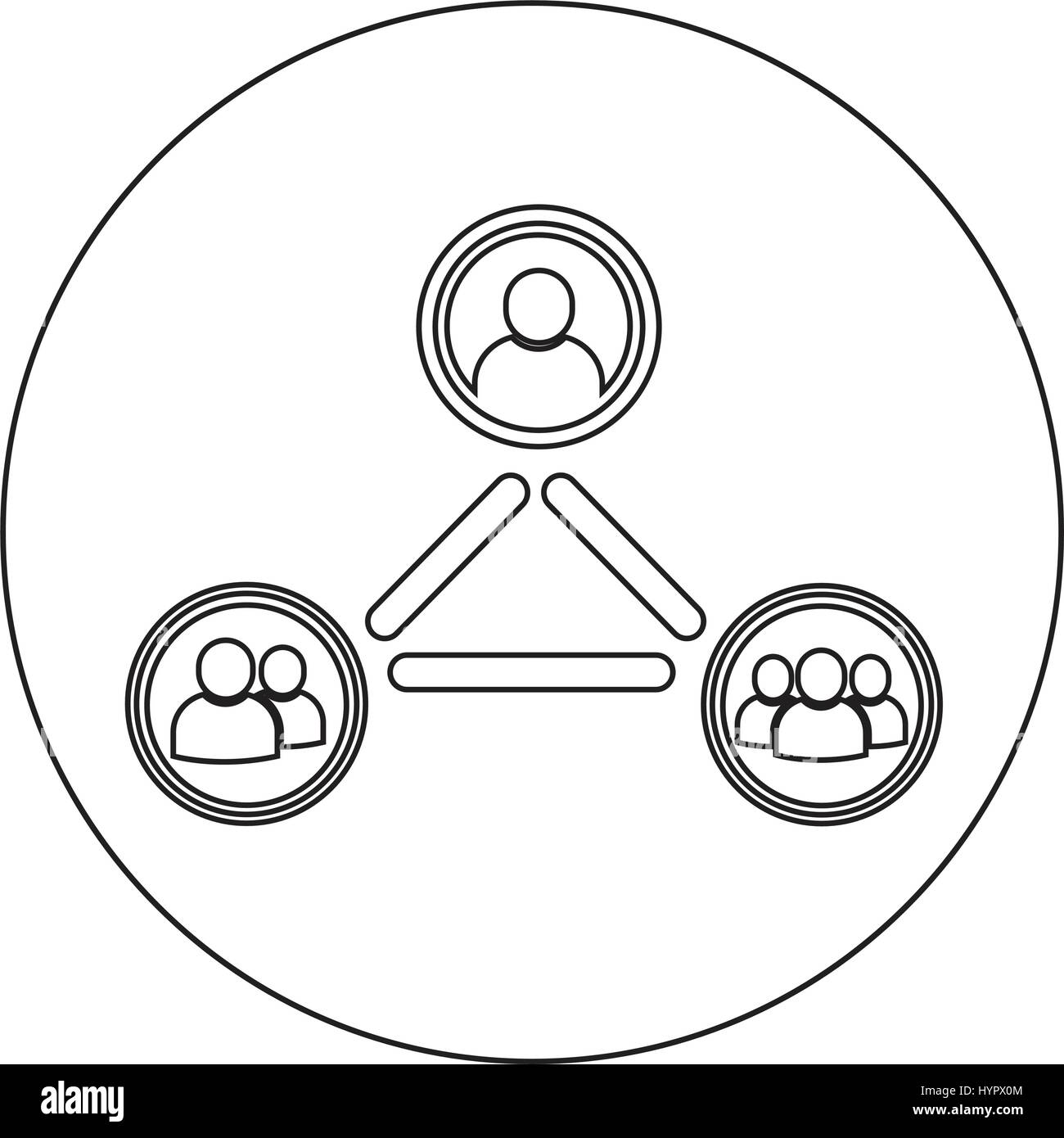 people network icon Stock Vector Image & Art - Alamy