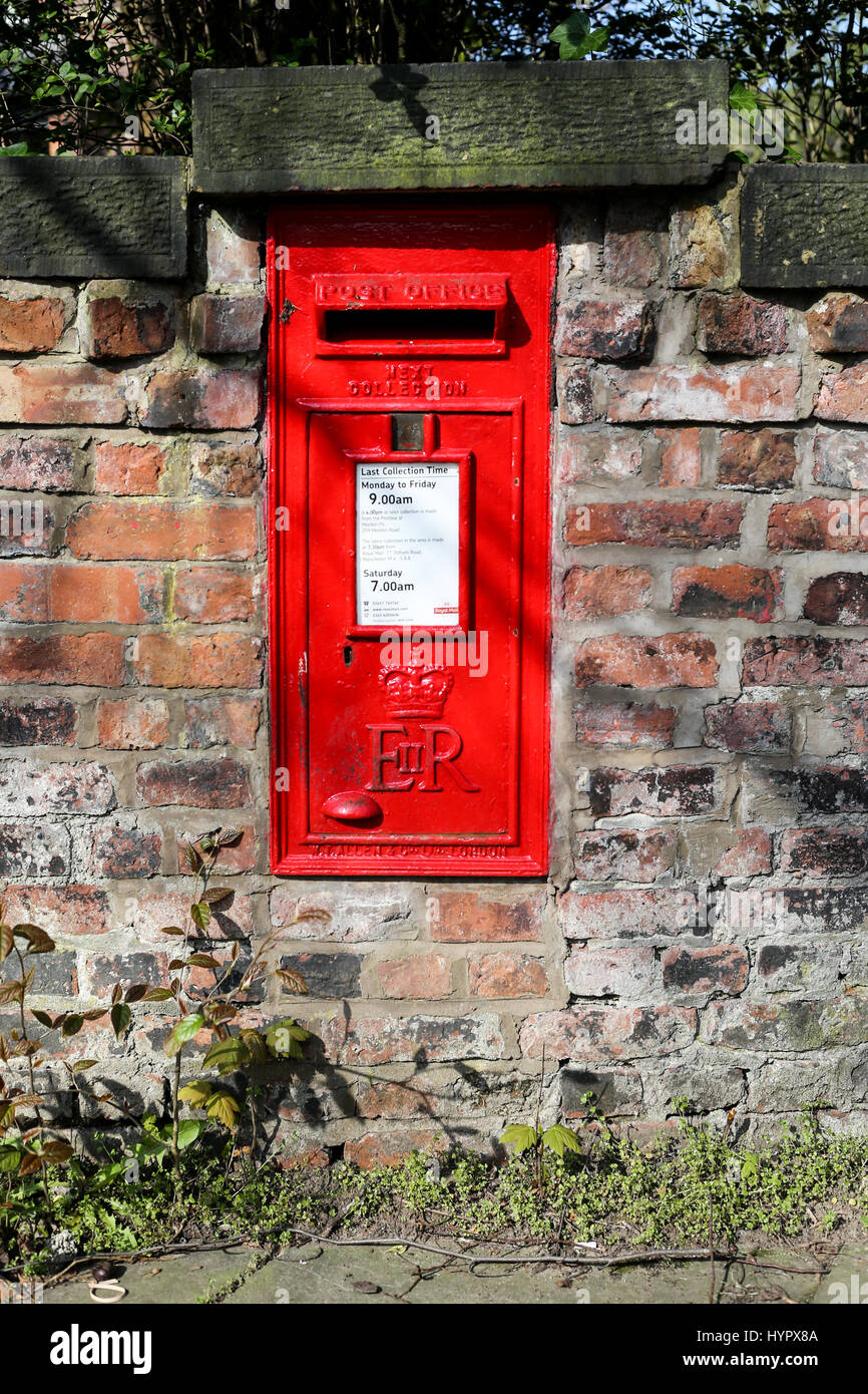 Post Office post box, UK Stock Photo - Alamy