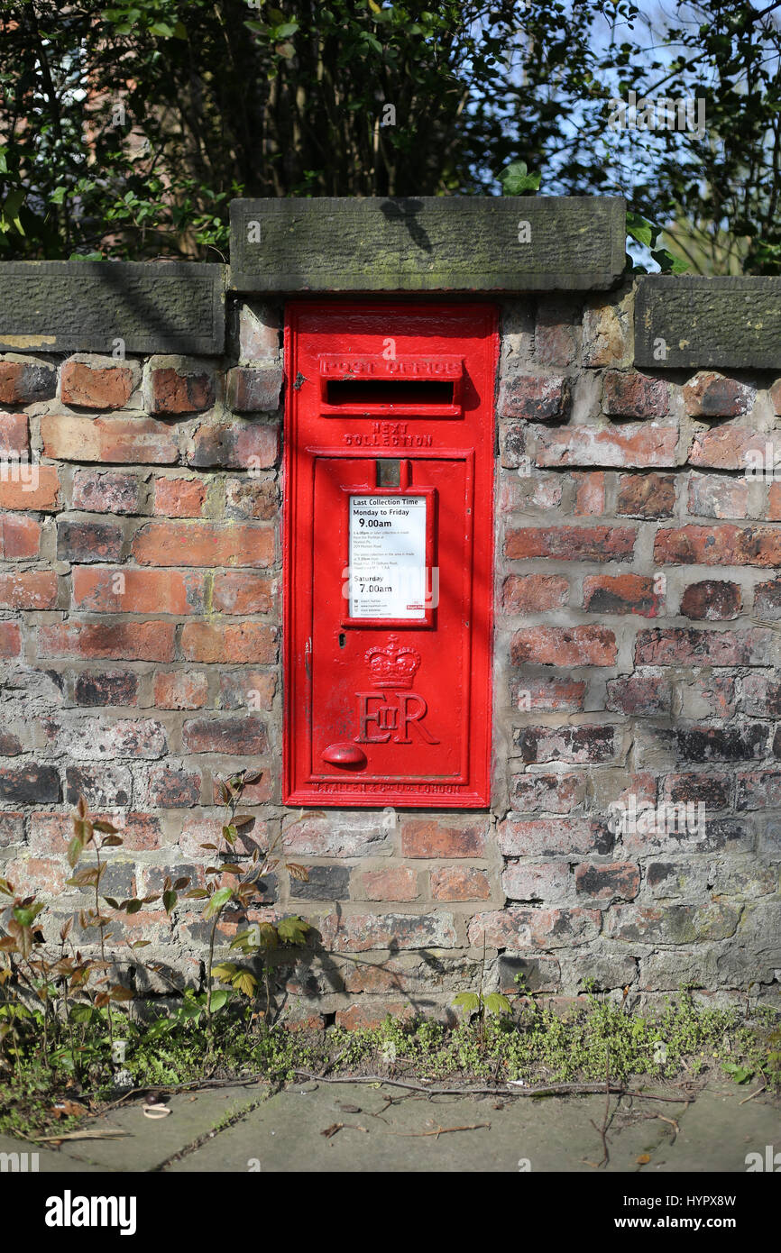 Post Office post box, UK Stock Photo - Alamy