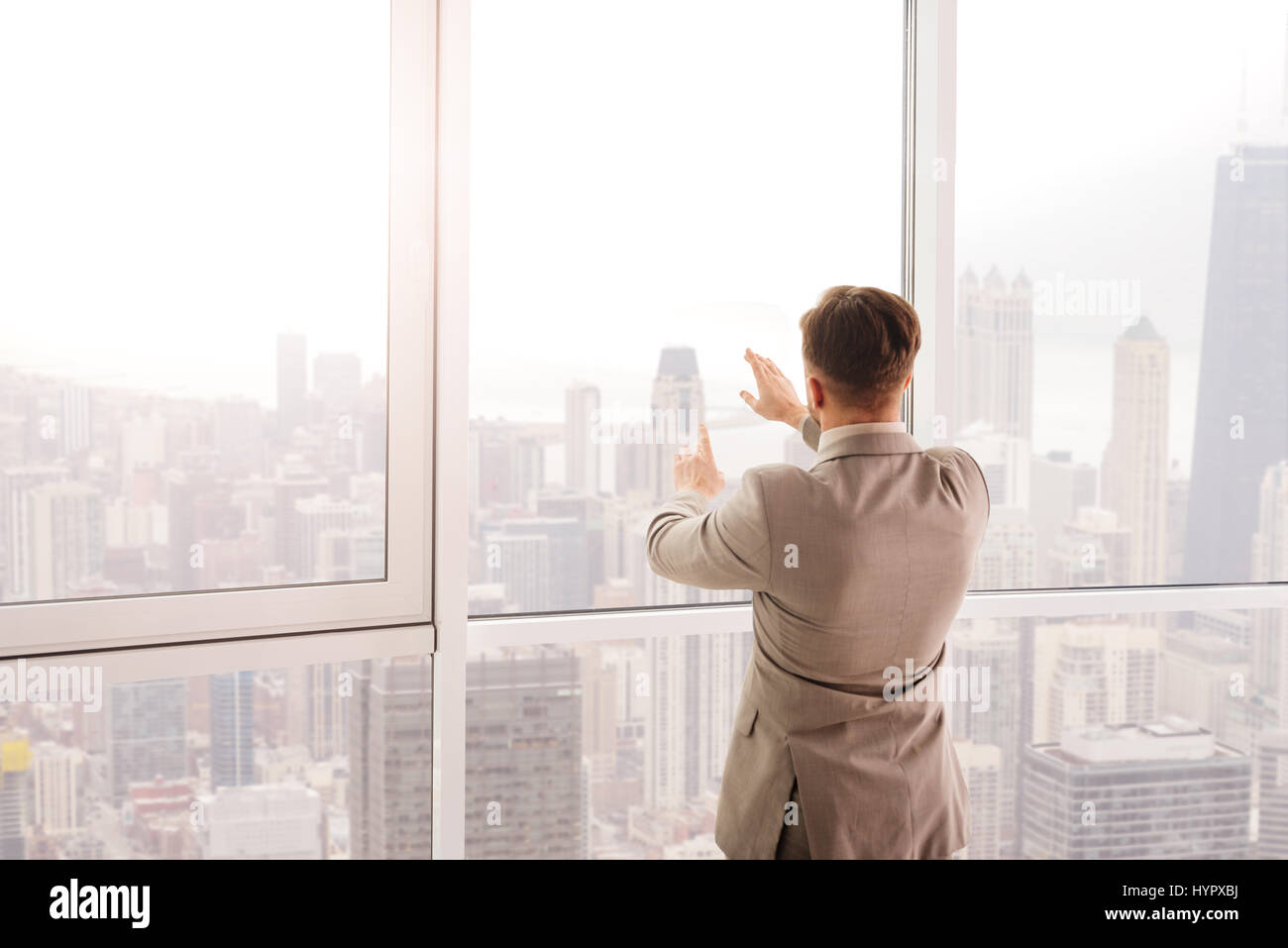 Professional businessman working in his office Stock Photo - Alamy