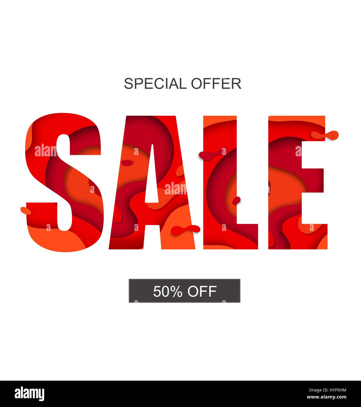 Special sale promotion banner Cut Out Stock Images & Pictures - Alamy