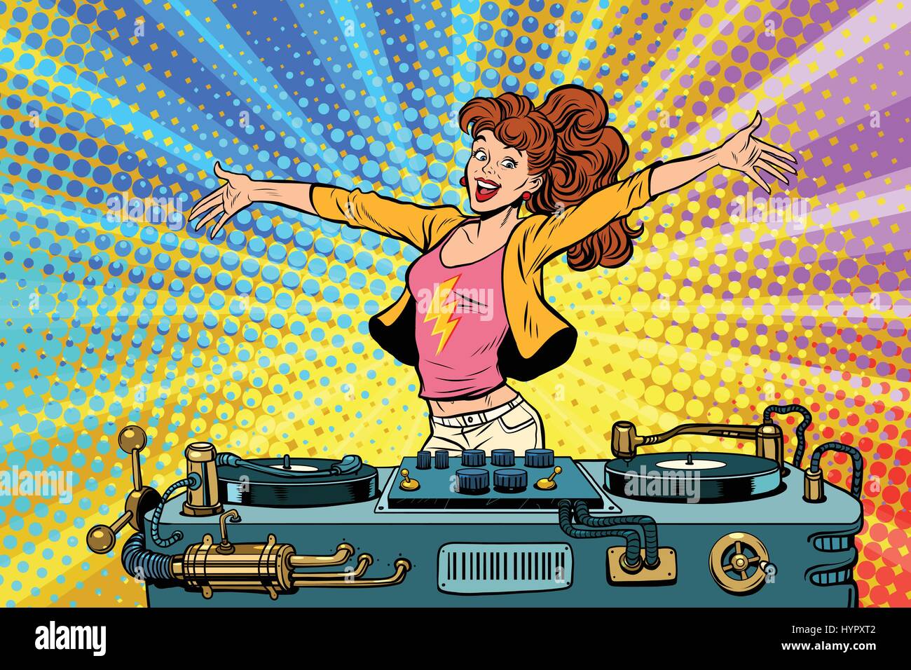 Girl Dj Art