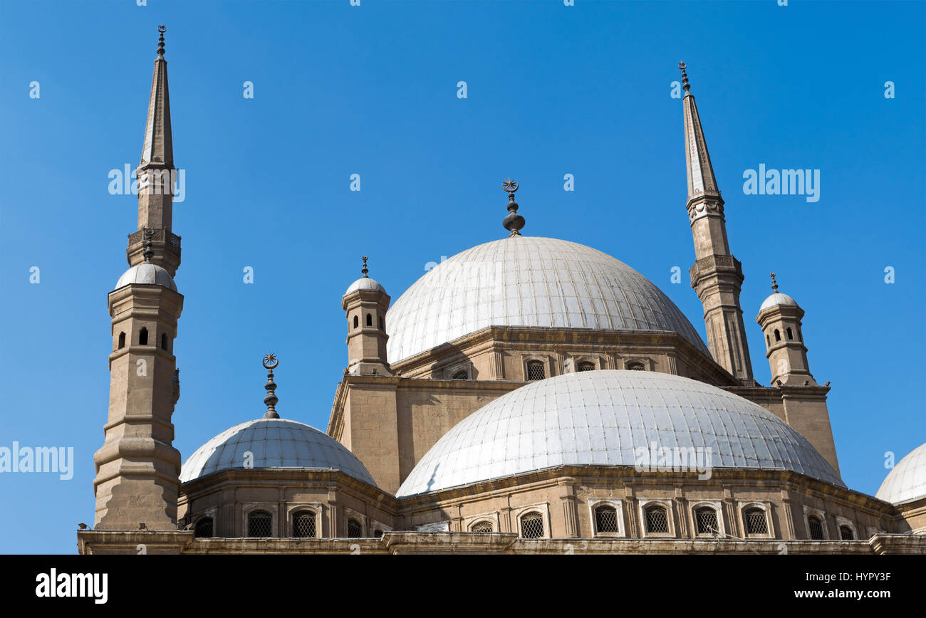 Domes of The great Mosque of Muhammad Ali Pasha (Alabaster Mosque ...