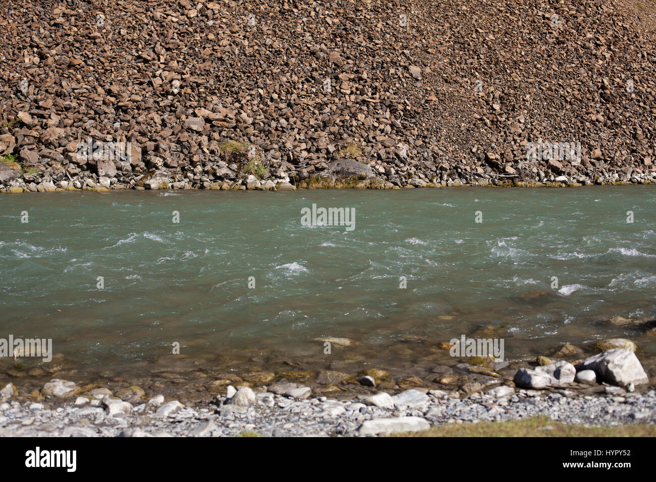 river and stone coast background Stock Photo - Alamy