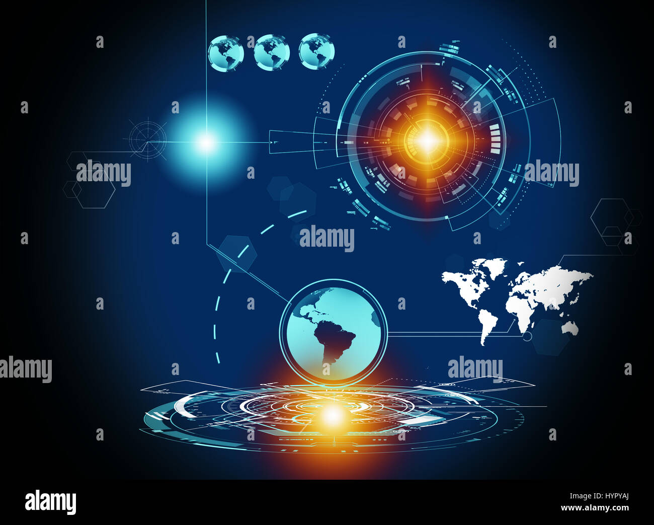 Hologram technology hi-res stock photography and images - Alamy