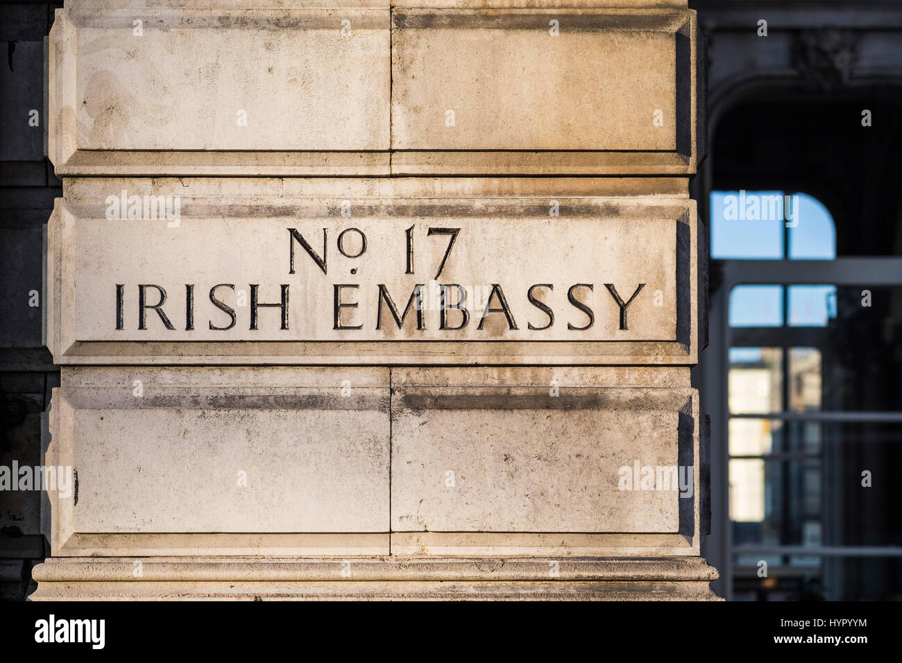Republic of Ireland embassy, 17 Grosvenor Place, London, England, U.K ...