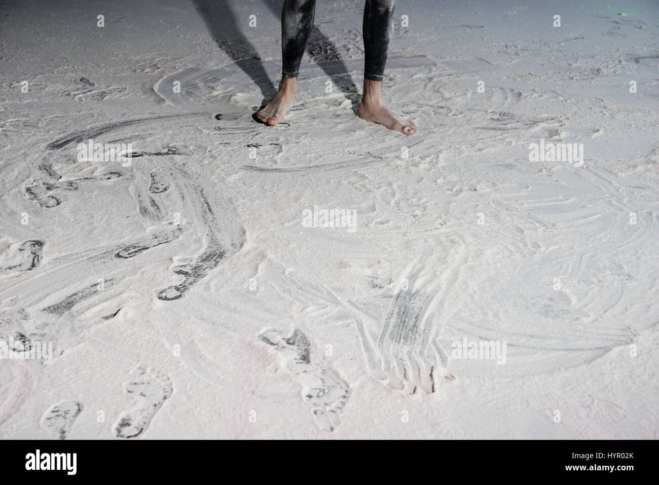 Baking flour mess hi-res stock photography and images - Alamy