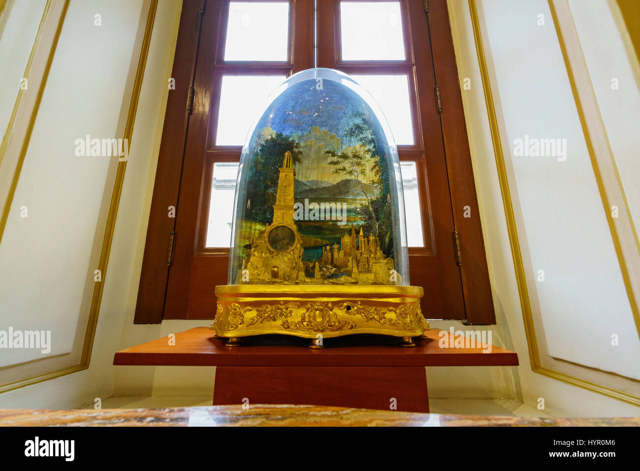 Mexico City, FEB 17: Interior view of the historical castle ...