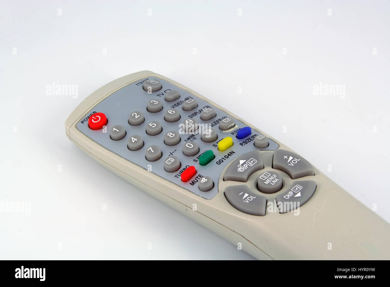 Vintage television remote control Stock Photo - Alamy