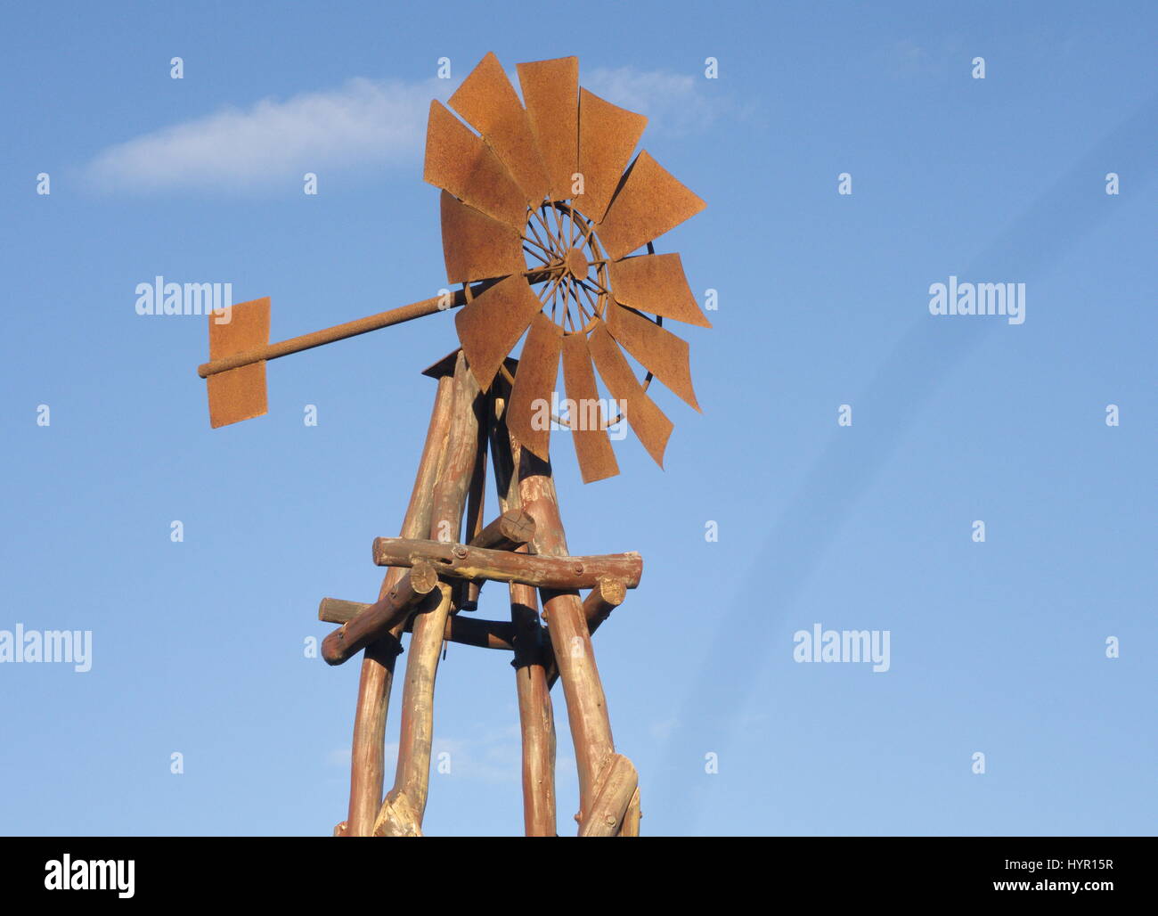 Rusty brown windmill hi-res stock photography and images - Alamy