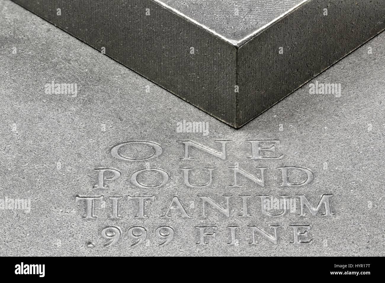 one pound titanium ingot Stock Photo - Alamy
