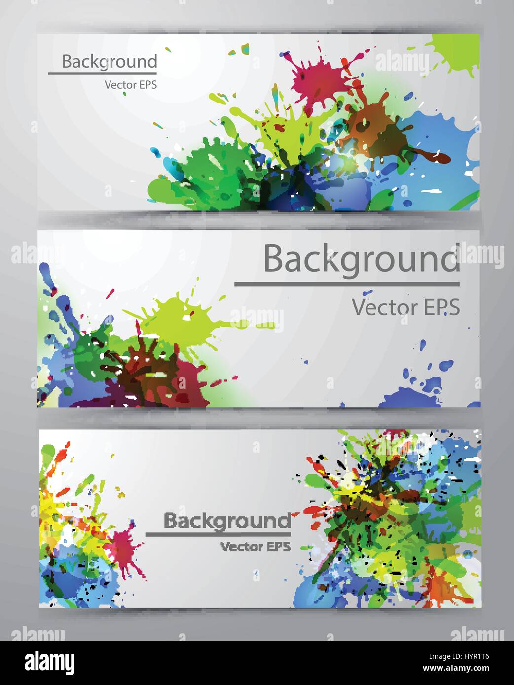 set of four banners Stock Vector Image & Art - Alamy