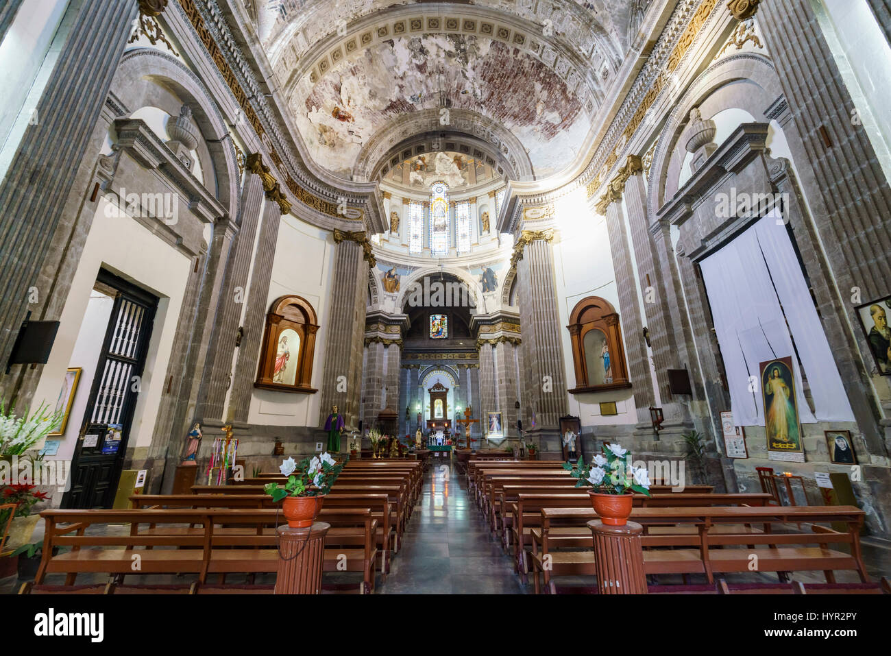 Mexico City, FEB 17: The historical church - Iglesia de Nuestra Senora ...