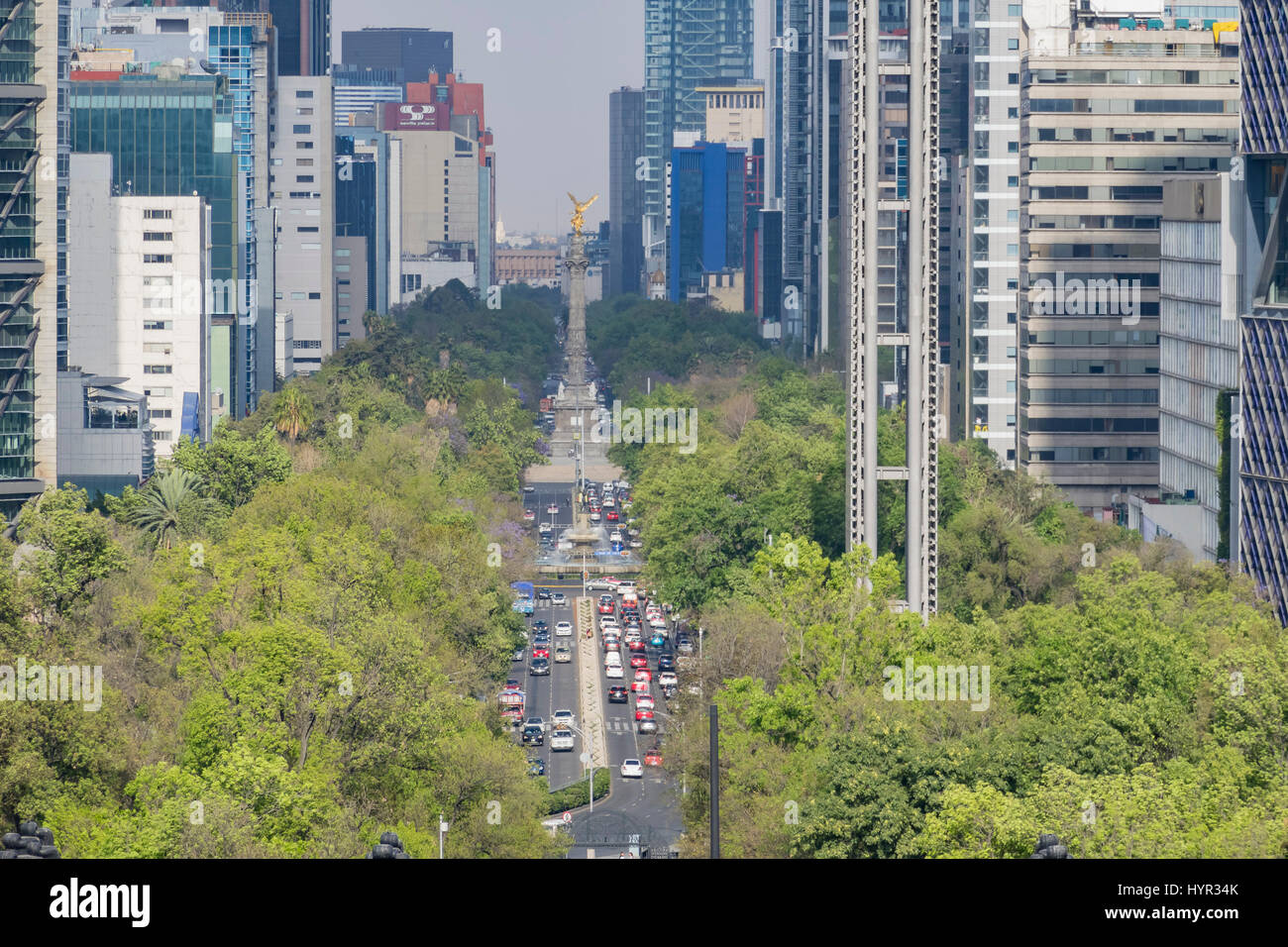 Paseo de la reforma hi-res stock photography and images - Alamy