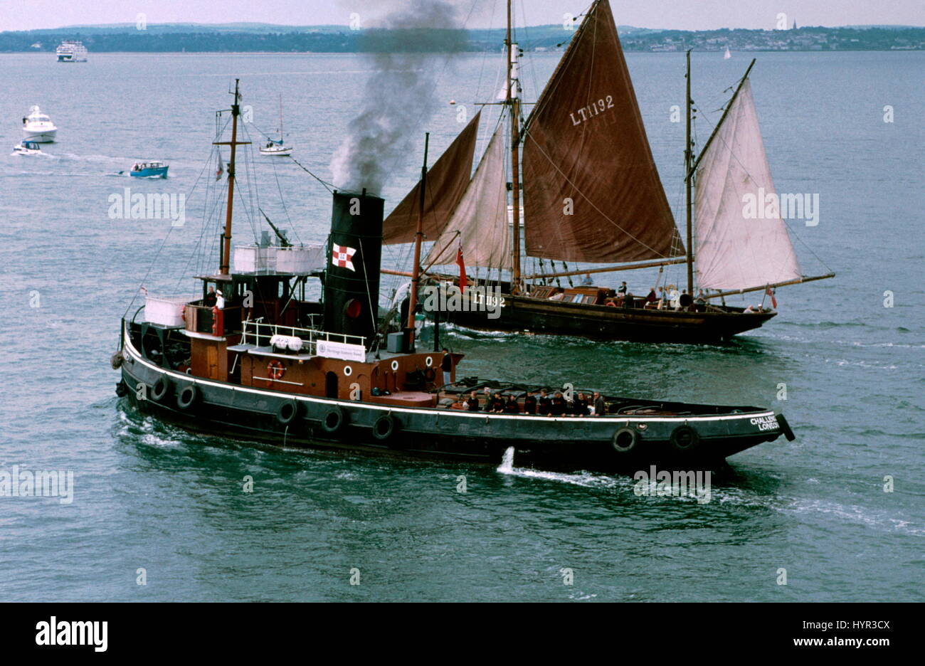AJAXNETPHOTO. JUNE, 1994. PORTSMOUTH, ENGLAND. - D-DAY STEAM TUG - THE ...