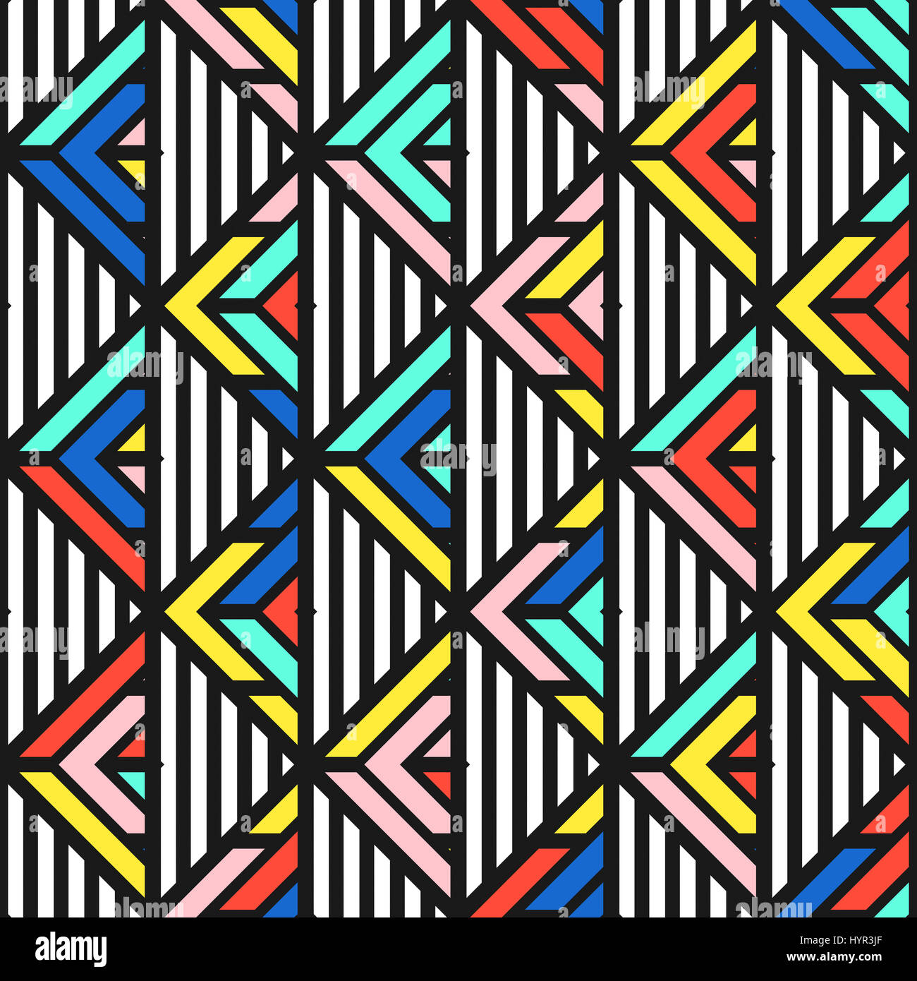 Bright triangle seamless texture hi-res stock photography and images ...