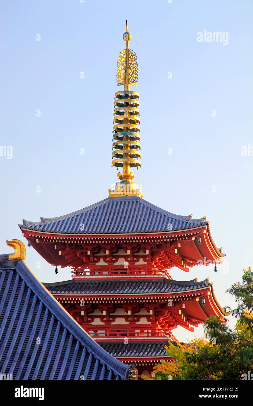 Five story sensoji temple asakusa hi-res stock photography and images ...