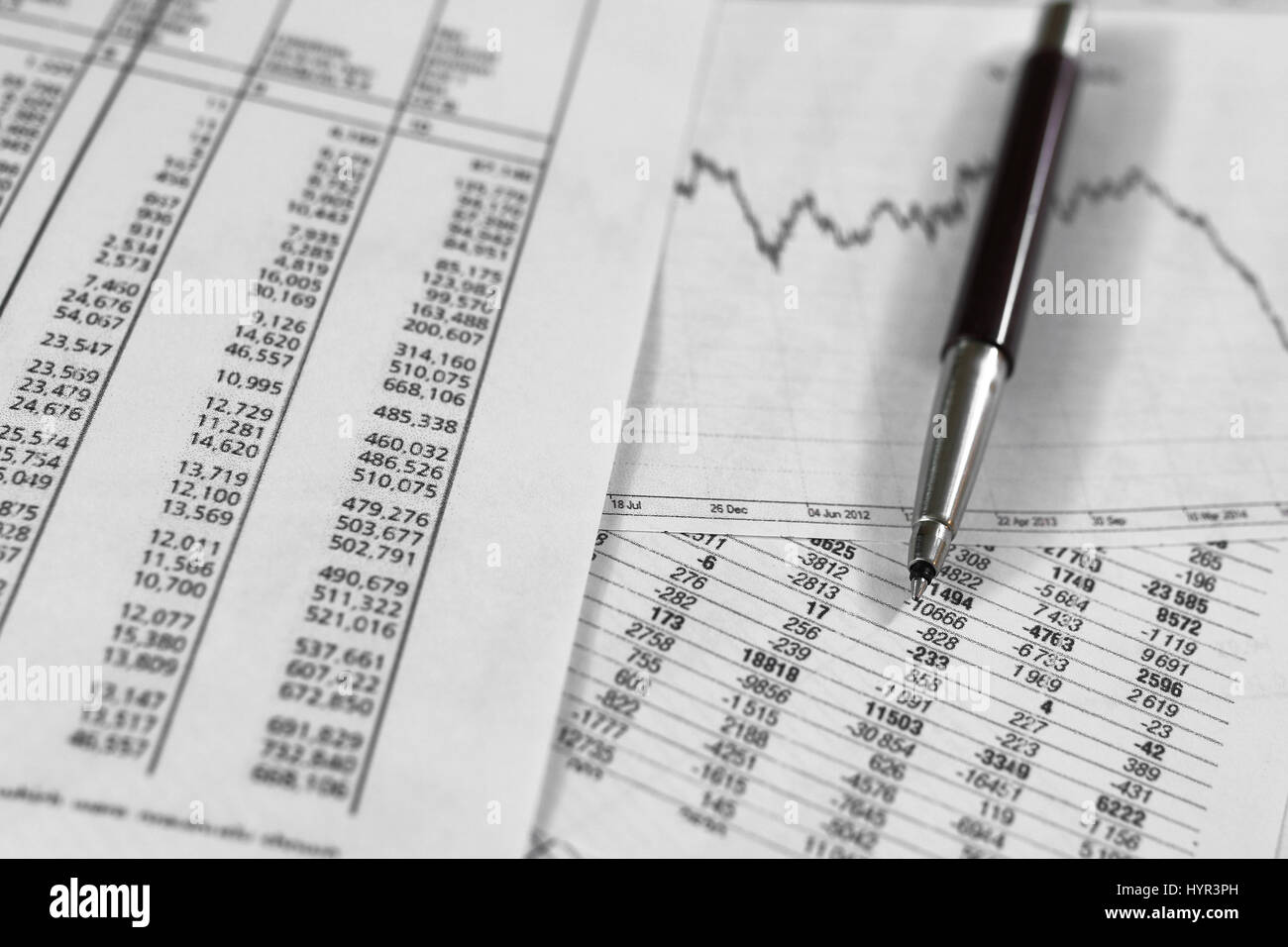 Price chart pen indicator hi-res stock photography and images - Alamy