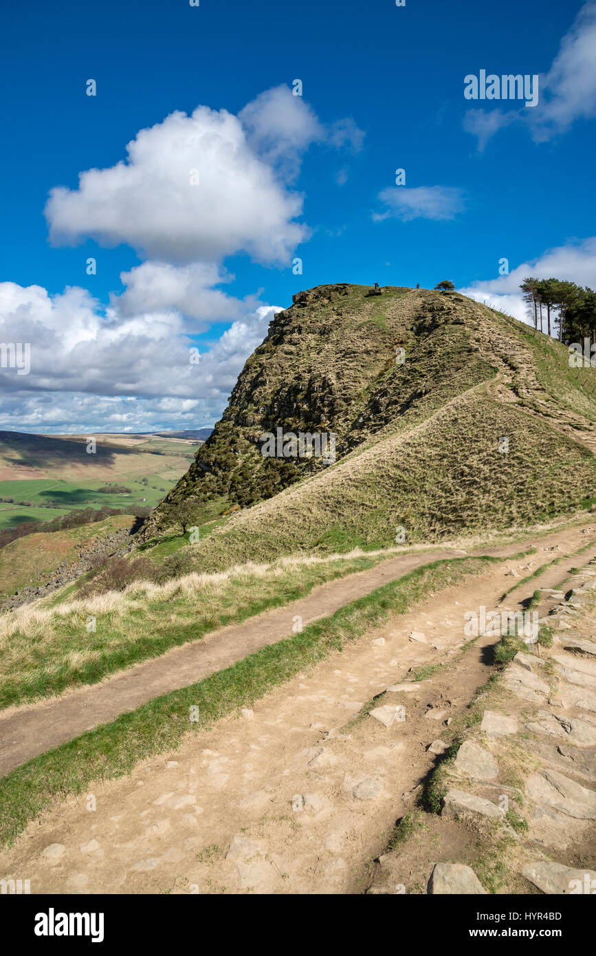 Back Tor near Castleton in the Peak District, Derbyshire, England. A ...