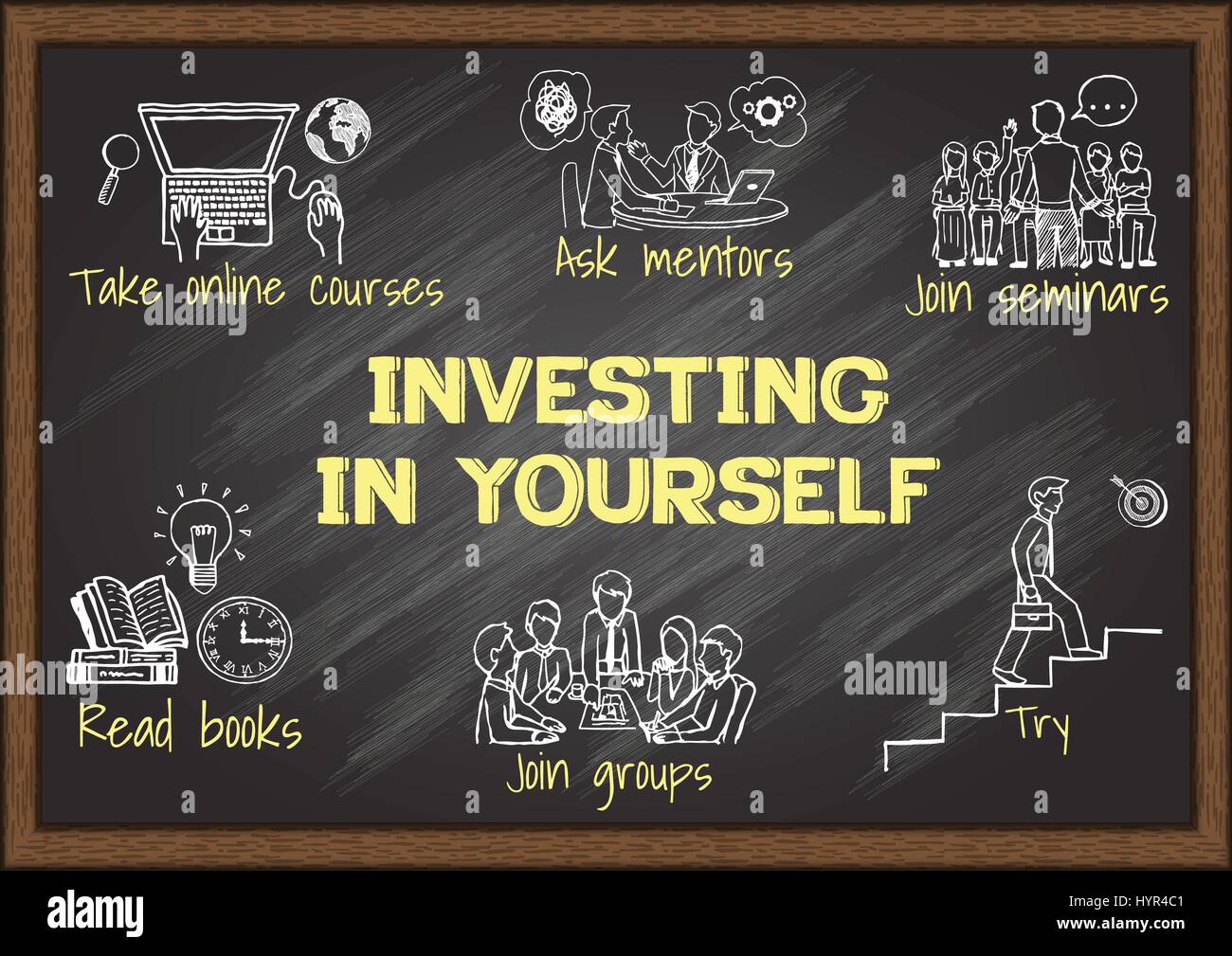 Goal plan action in Stock Vector Images - Alamy