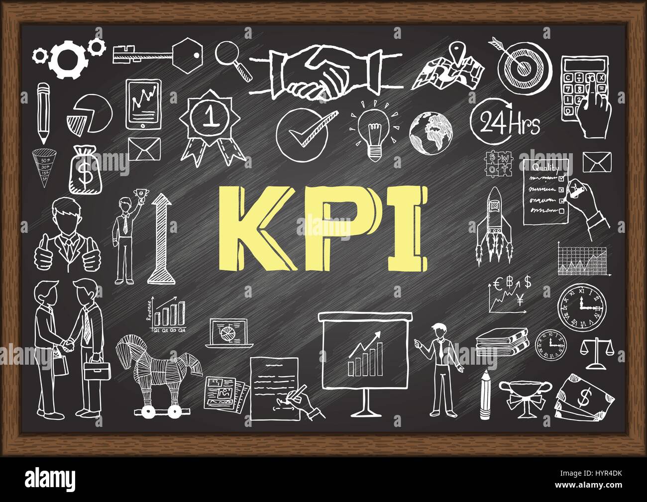 Kpi vector vectors hi-res stock photography and images - Alamy
