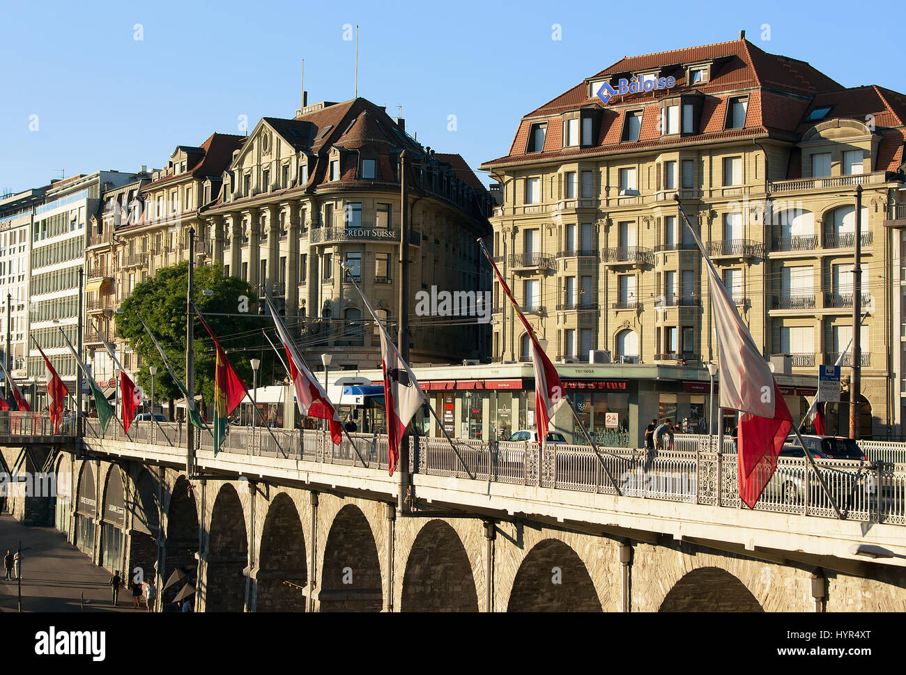 Lausanne bridge le grand pont hi-res stock photography and images - Alamy