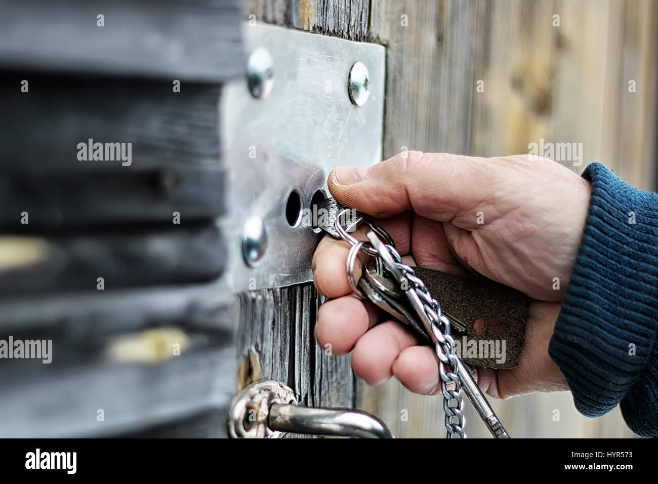 hands open padlock Stock Photo - Alamy