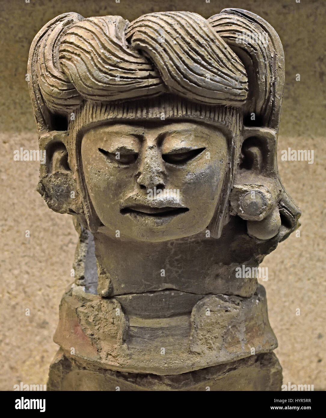 Funerary urn of a female Ancestor Zapotec 200 BC - AD 800 Monte Alban ...