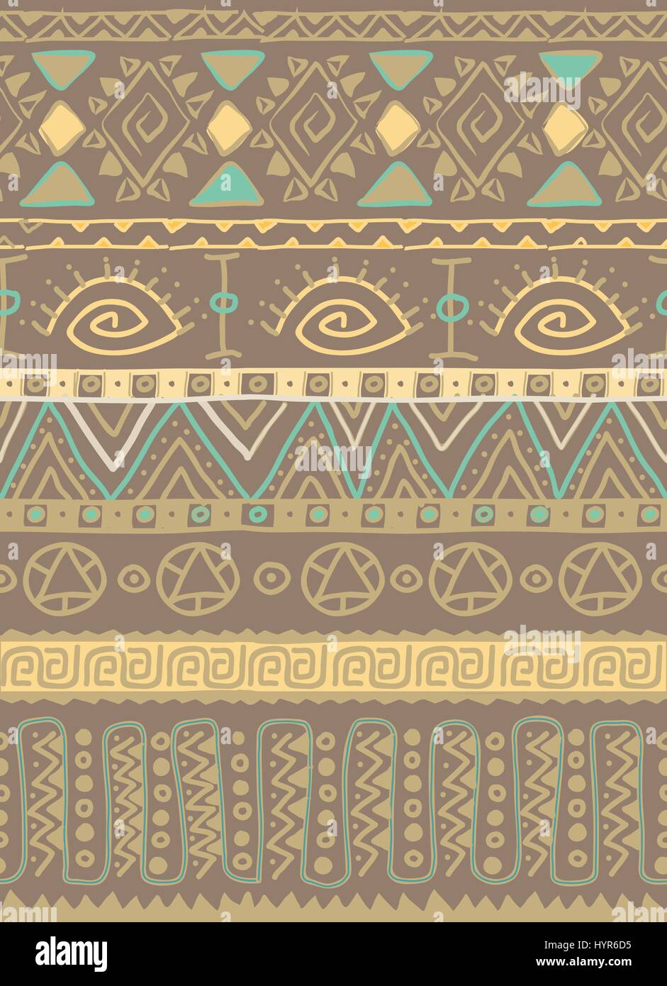 African pattern Stock Vector Images - Alamy