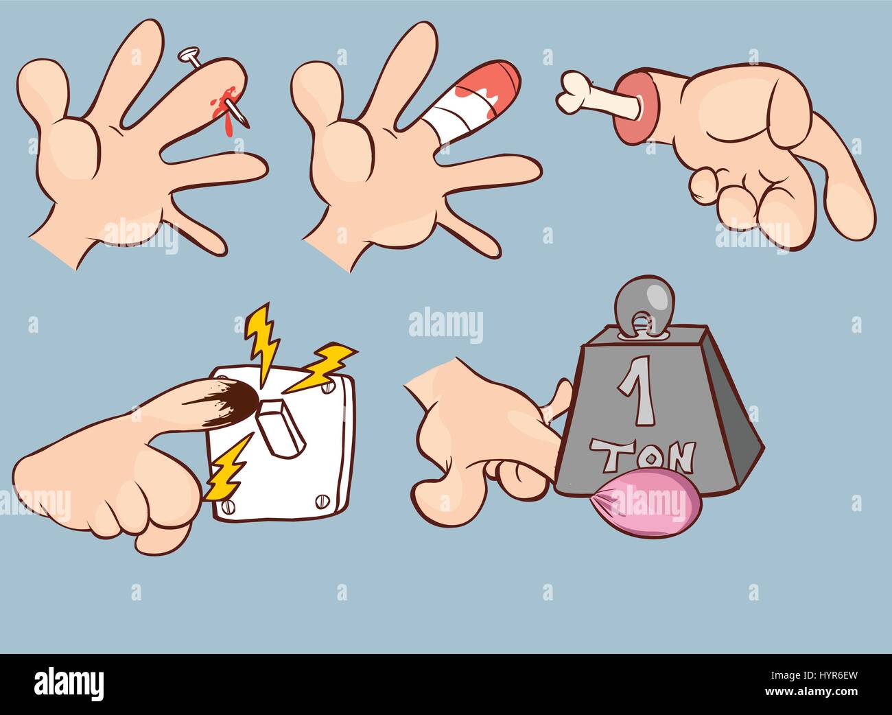 Crush injury hand hi-res stock photography and images - Alamy