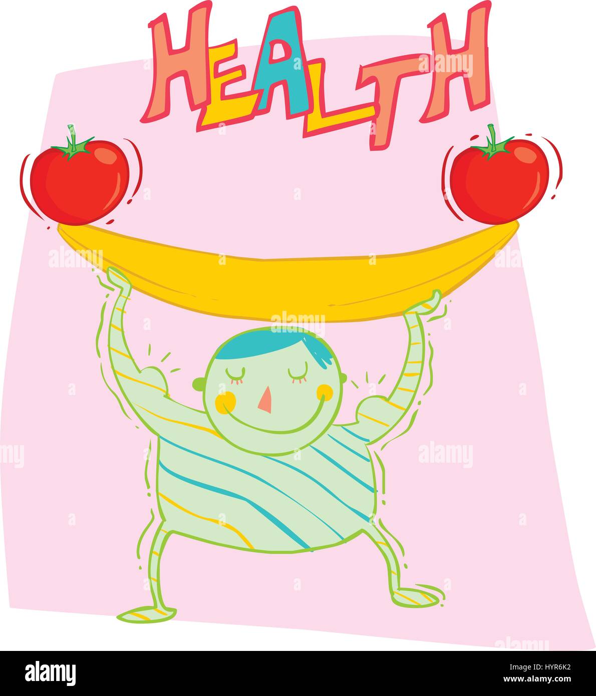white backround Vector illustration of a health care Stock Vector Image ...