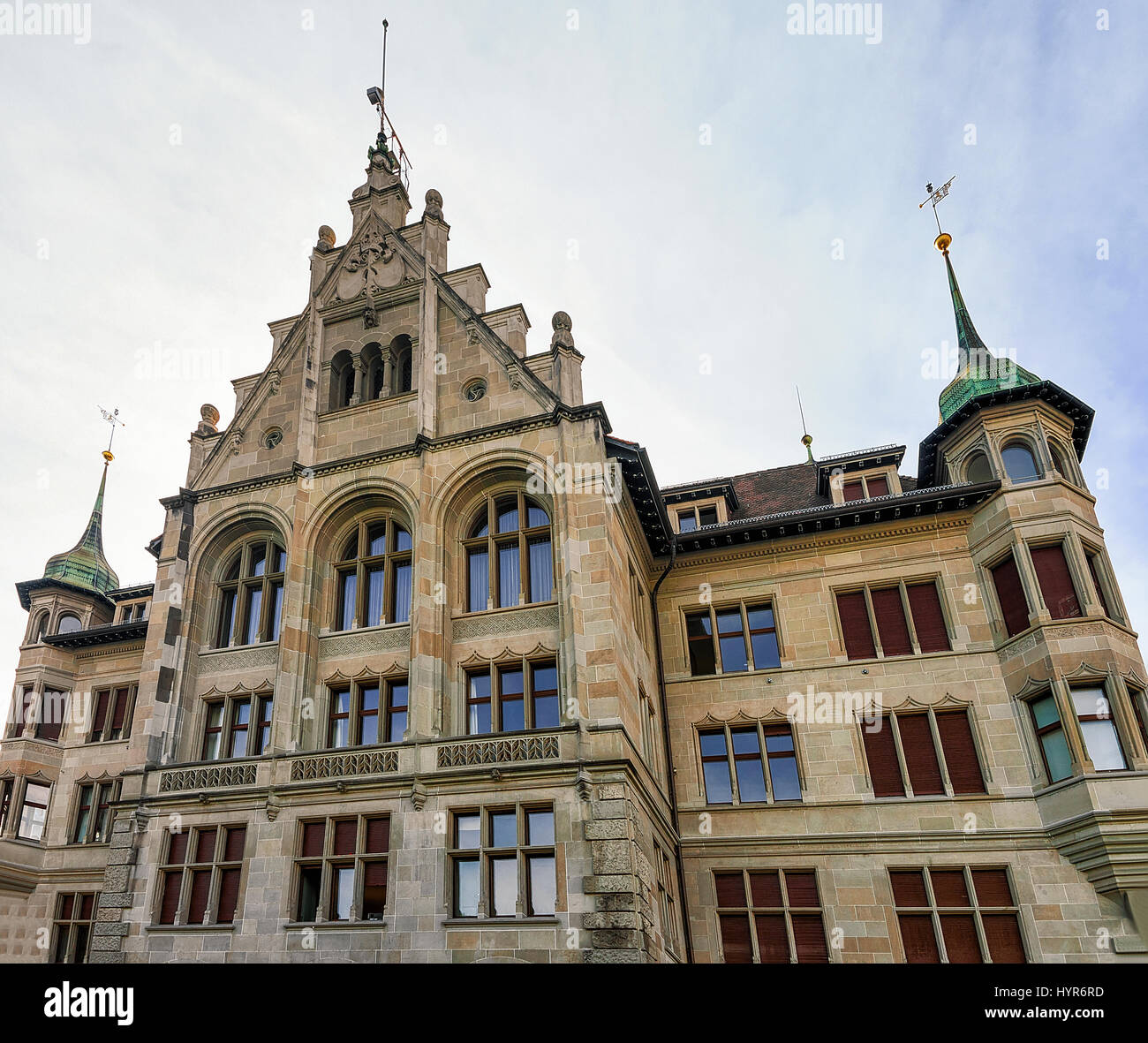 Stadthaus in Zurich old city center, Switzerland Stock Photo - Alamy