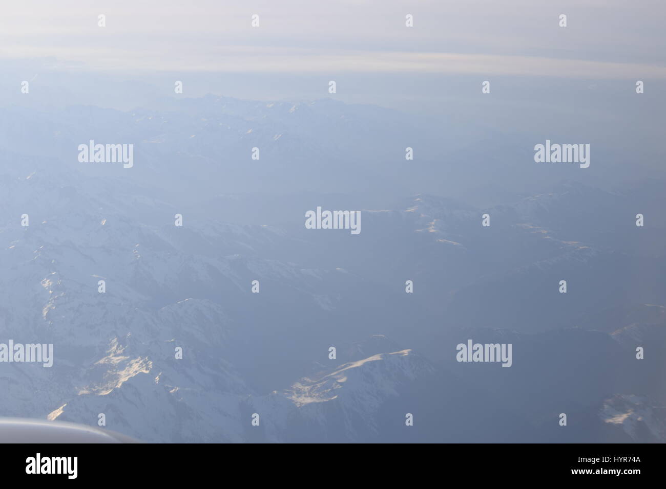 flying over the himalayas Stock Photo - Alamy
