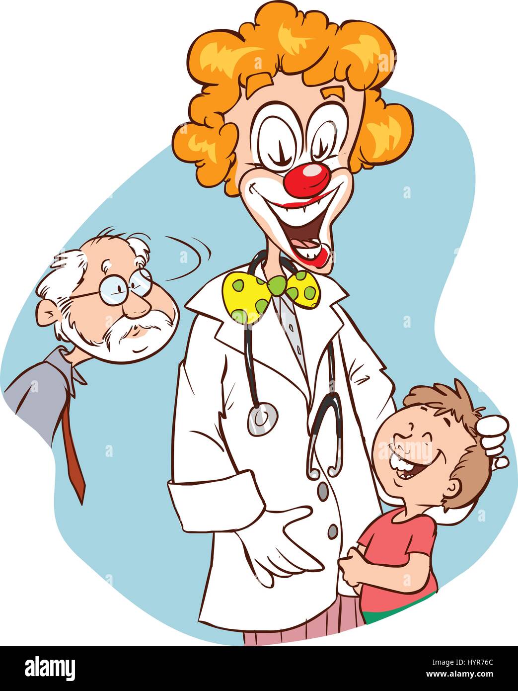 Clown children hospital Stock Vector Images - Alamy
