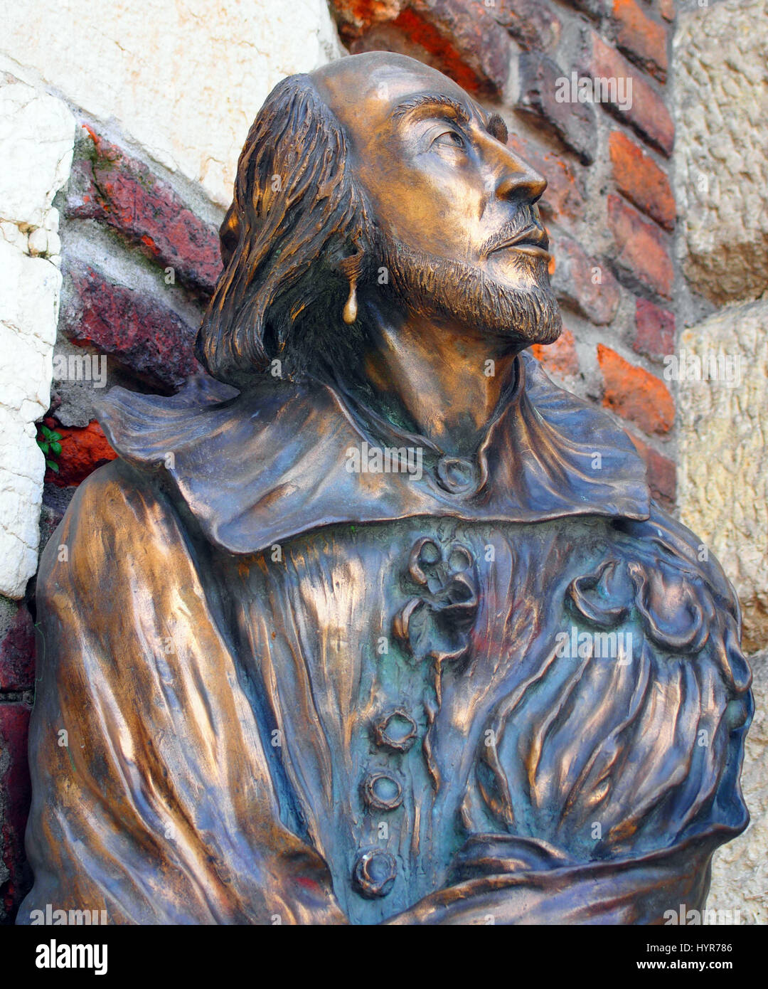 Bust of William Shakespeare in Verona Italy Stock Photo - Alamy