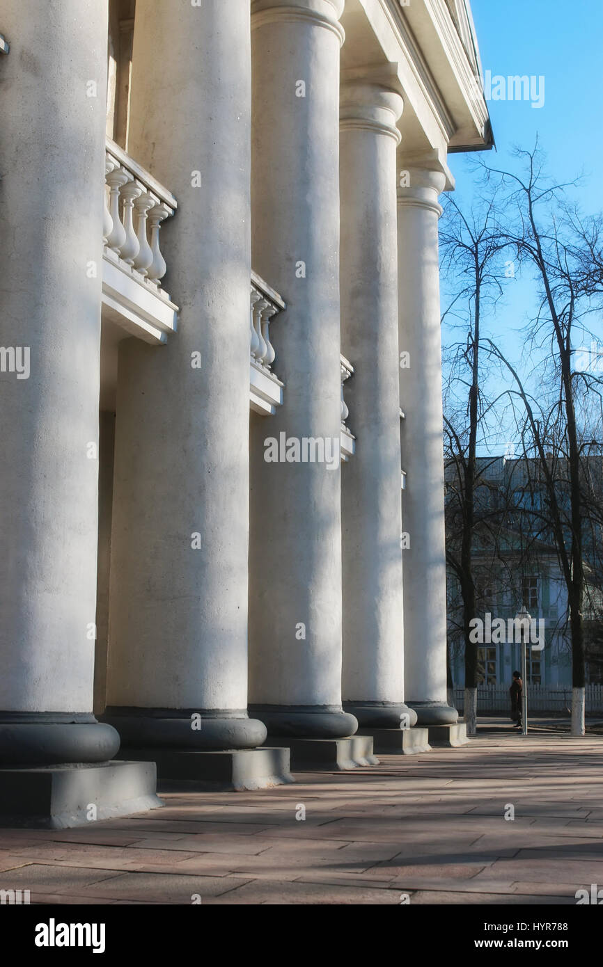 Macro column of the building Stock Photo - Alamy