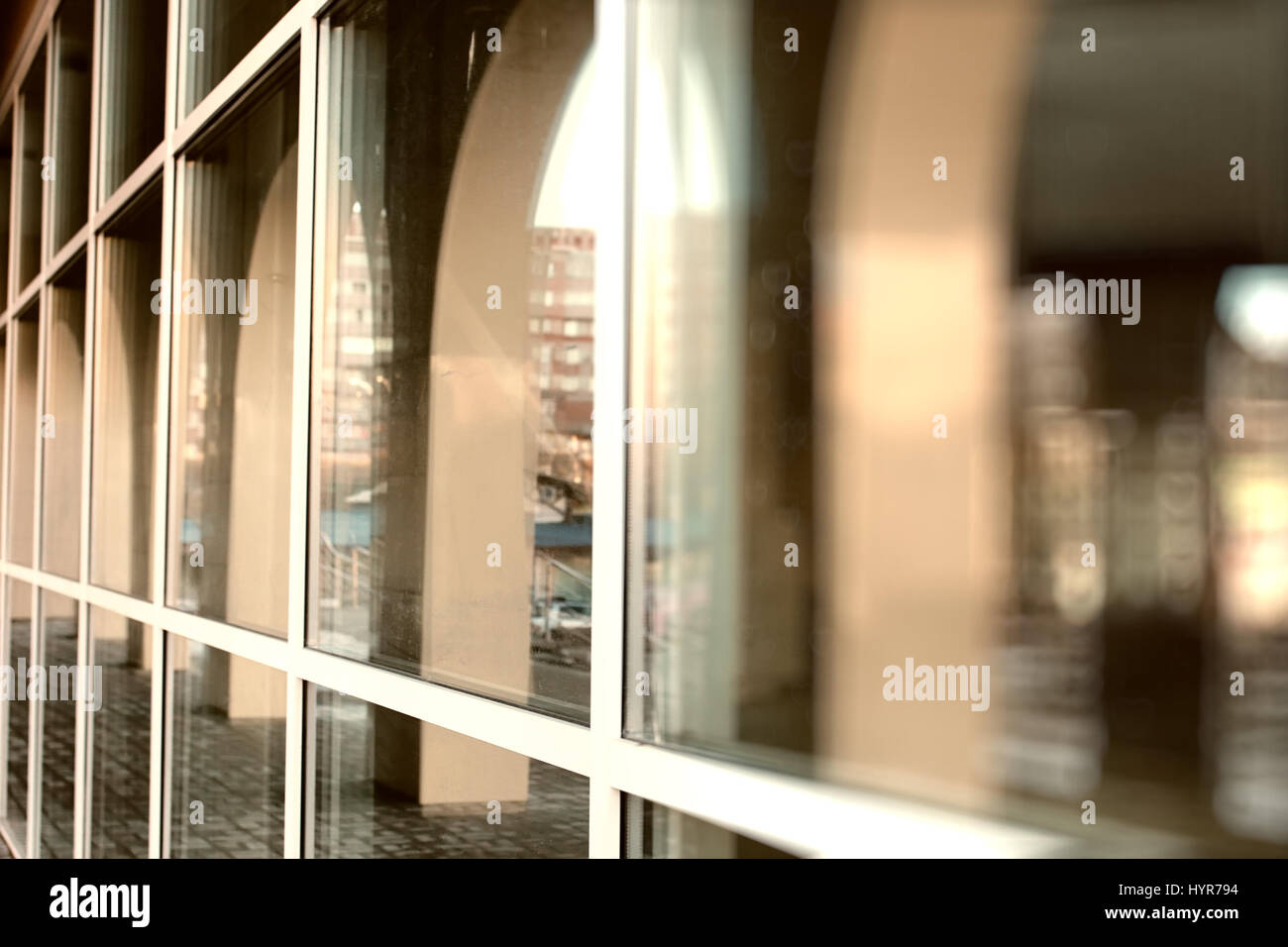 office glass building construction Stock Photo - Alamy