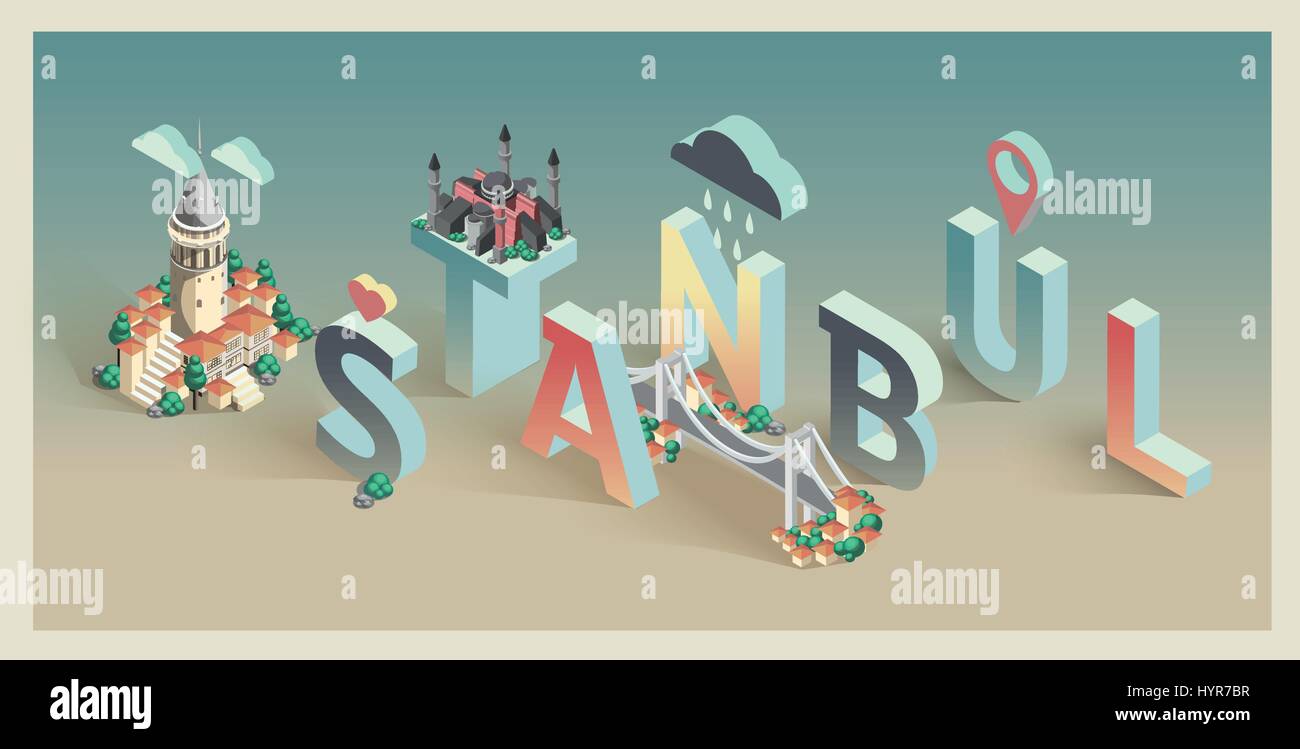 3d isometric map turkey Stock Vector Images - Alamy