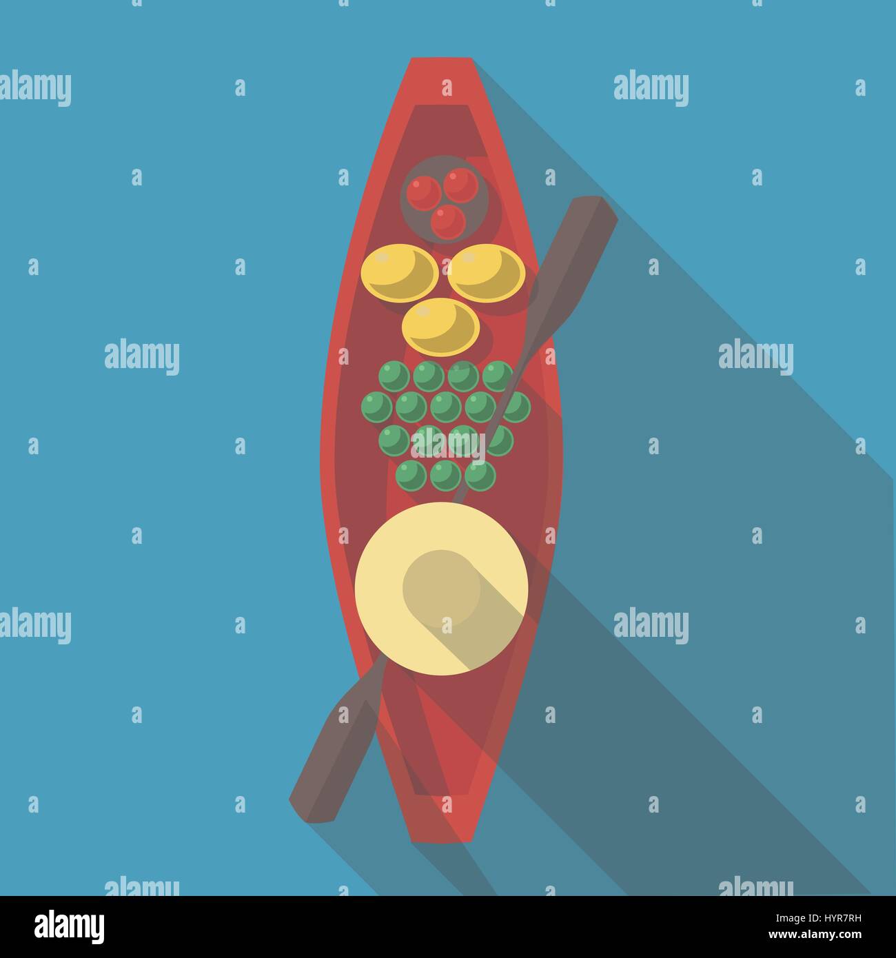 Bangkok woman floating market Stock Vector Images - Alamy