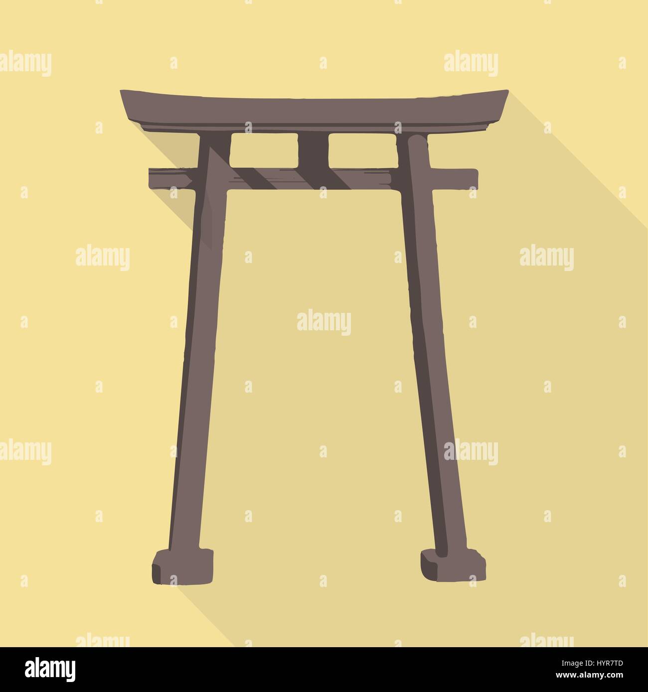 Red torri Stock Vector Images - Alamy