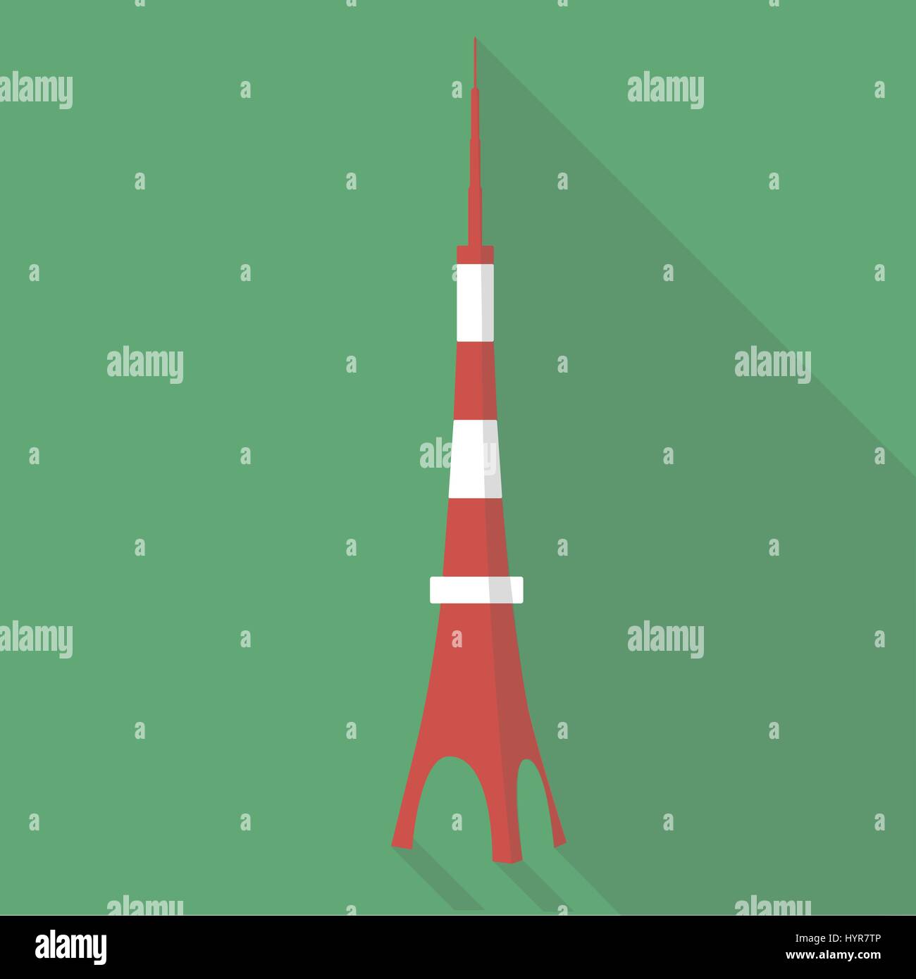 Tokyo tower Stock Vector Images - Alamy